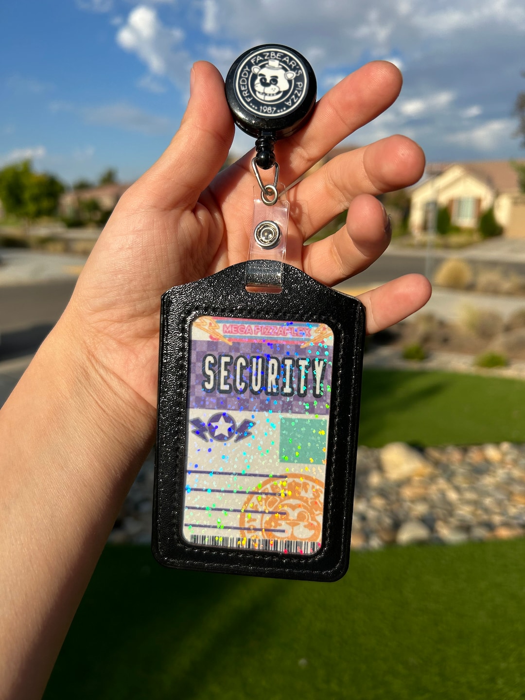 Holographic FNAF Security Badge Free Shipping - Etsy