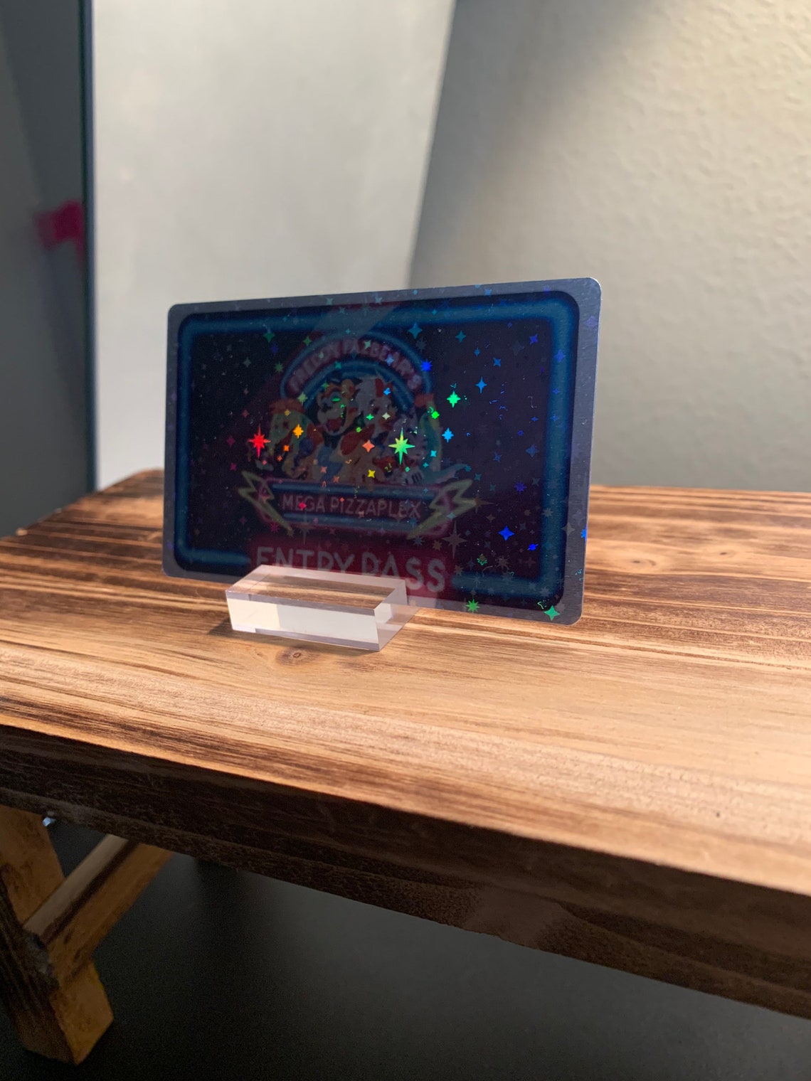 FNAF Entry Pass With Holographic Overlay - Etsy