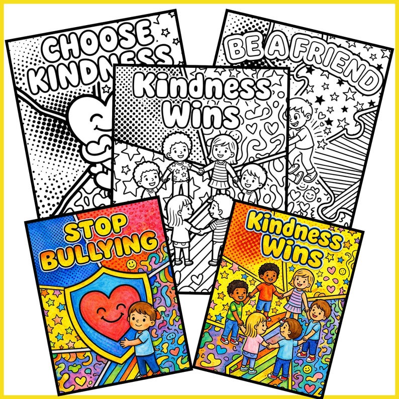 Pink Shirt Day Coloring Pages | Anti-bullying Coloring Sheets ...