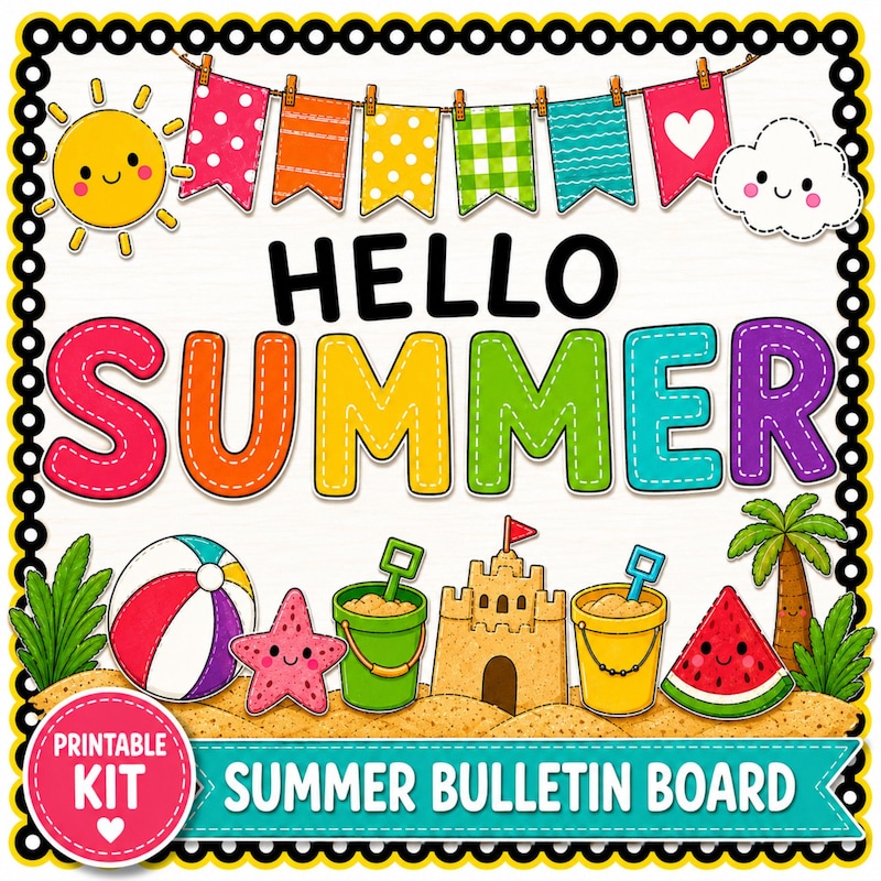 Summer Bulletin Board - Etsy