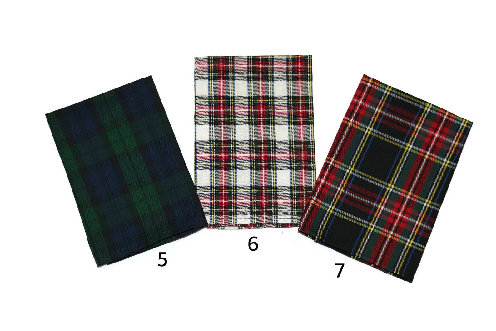 Tartan Plaid Pocket Square - Wedding Accessory - Anniversary Gift - Men ...