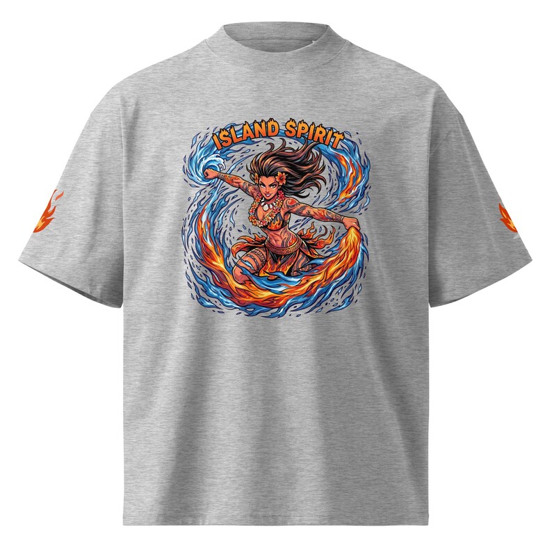 T-shirt island spirit organica oversize con collo alto unisex - Etsy Italia