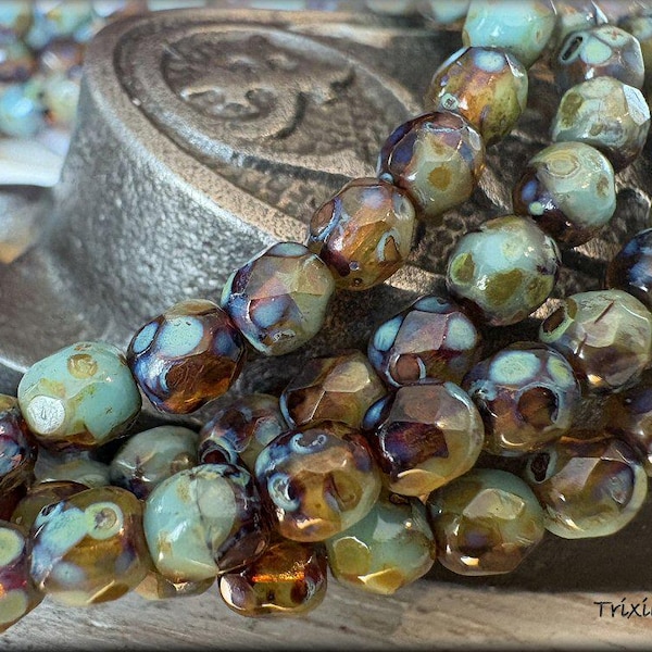 Fire Polished Beads - Etsy
