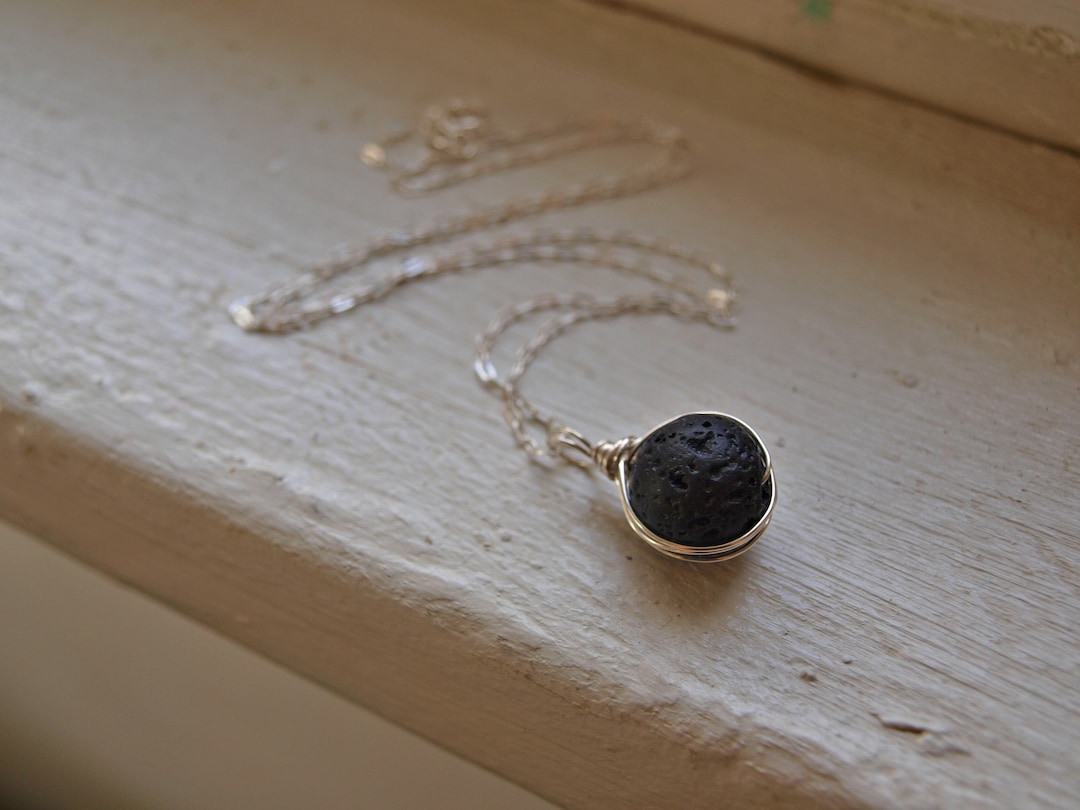 Essential Oil Diffuser Necklace Lava Essential Oil Diffuser Necklace ...