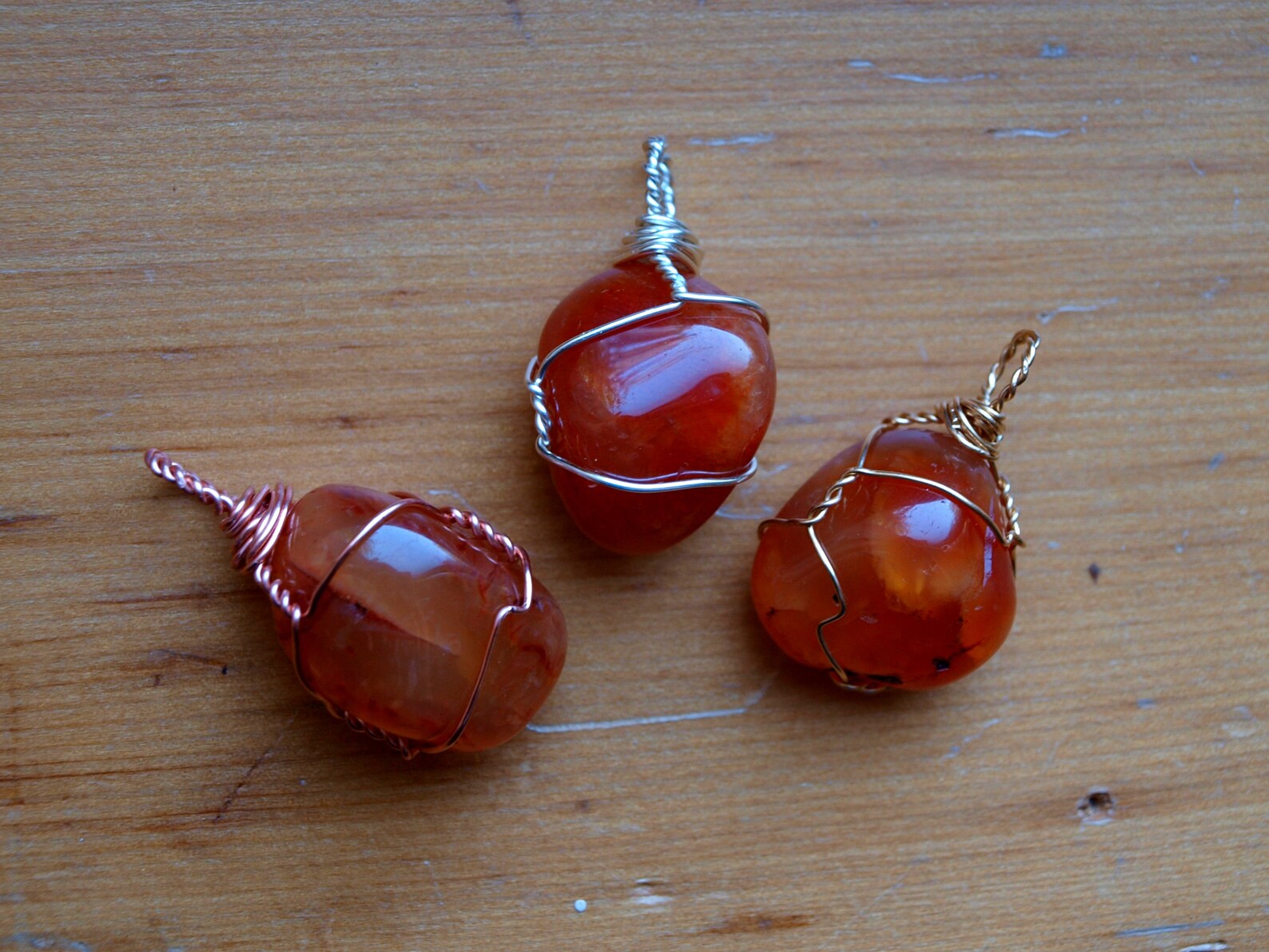 Place a Custom Order for a Simple Copper Wire-wrapped Healing | Etsy