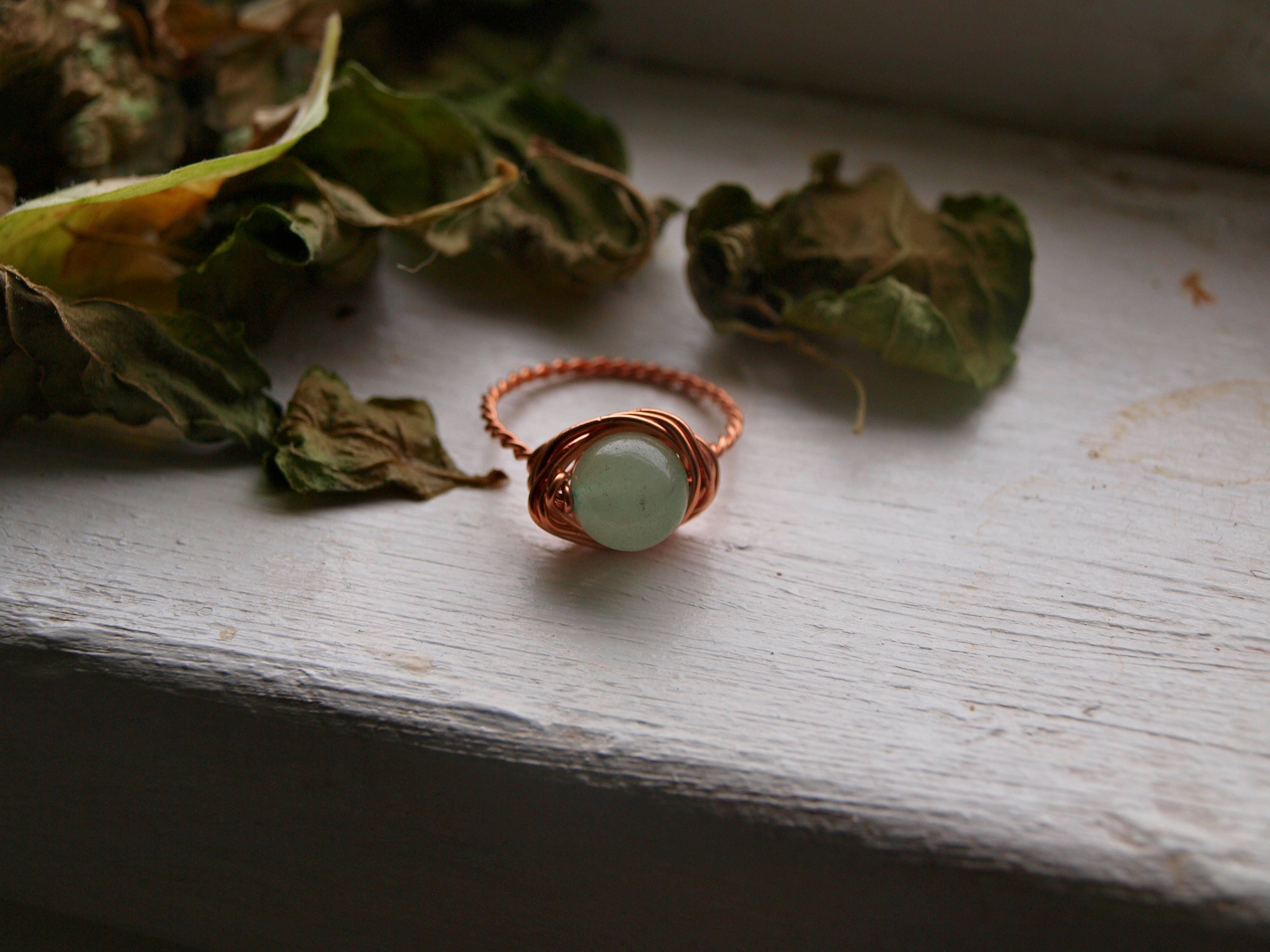 Aventurine Ring for Men Green Crystal Ring Rings for Men | Etsy