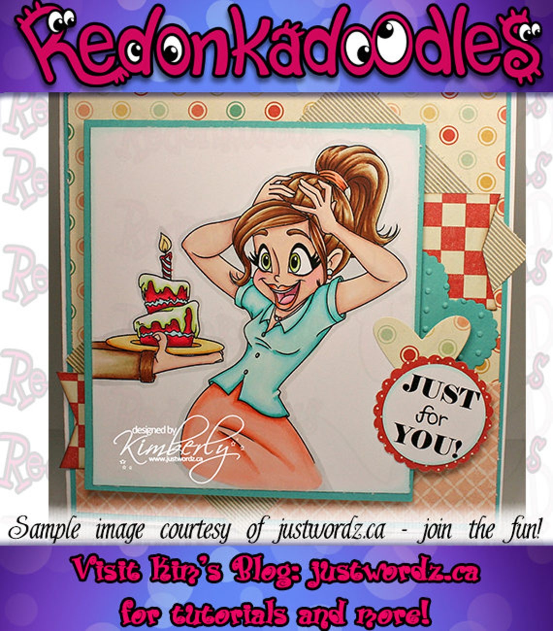 Digital Stamp Birthday Wishes, Uncoloured Image for Handmade Greeting ...