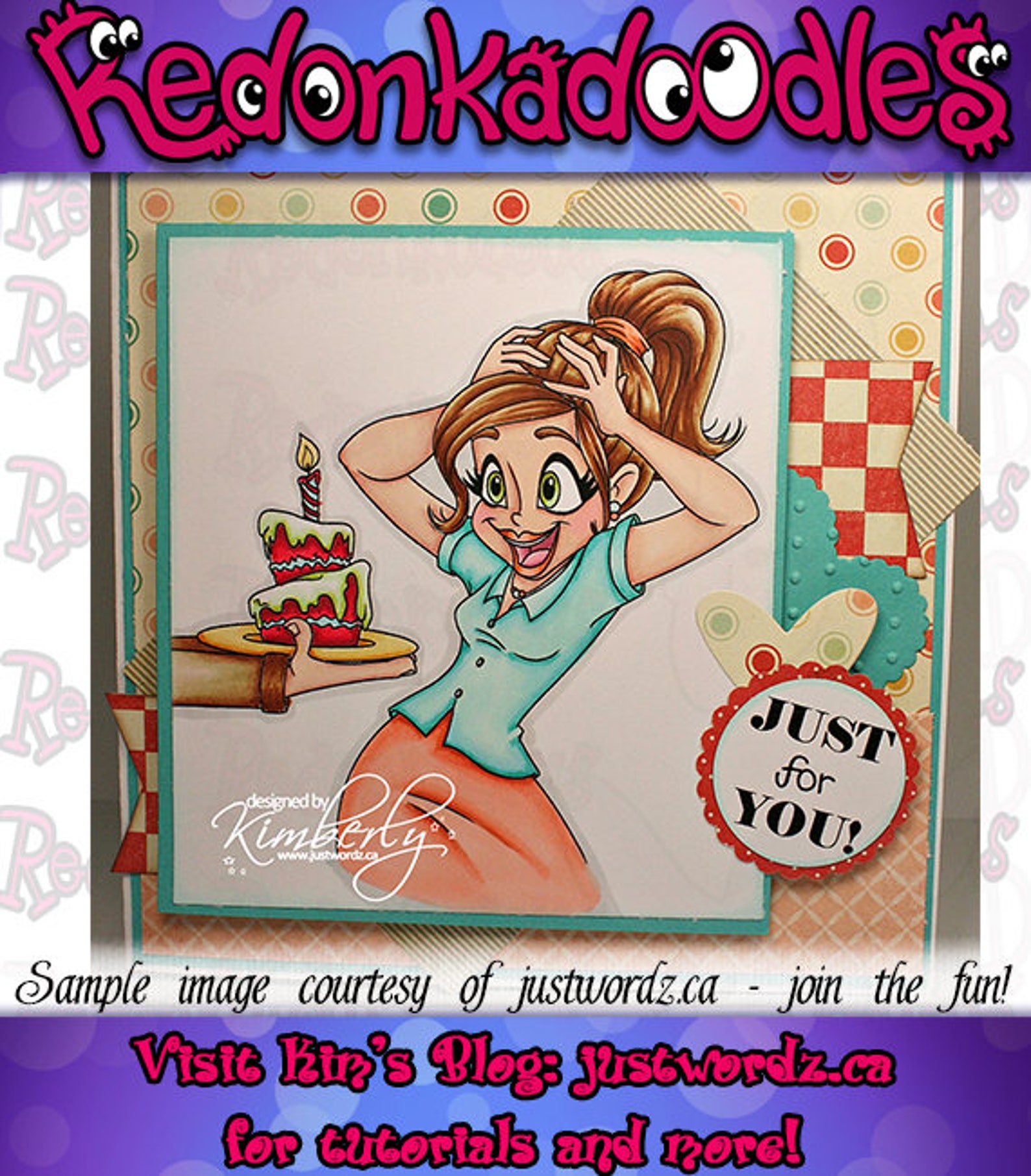 Digital Stamp Birthday Wishes, Uncoloured Image for Handmade Greeting ...