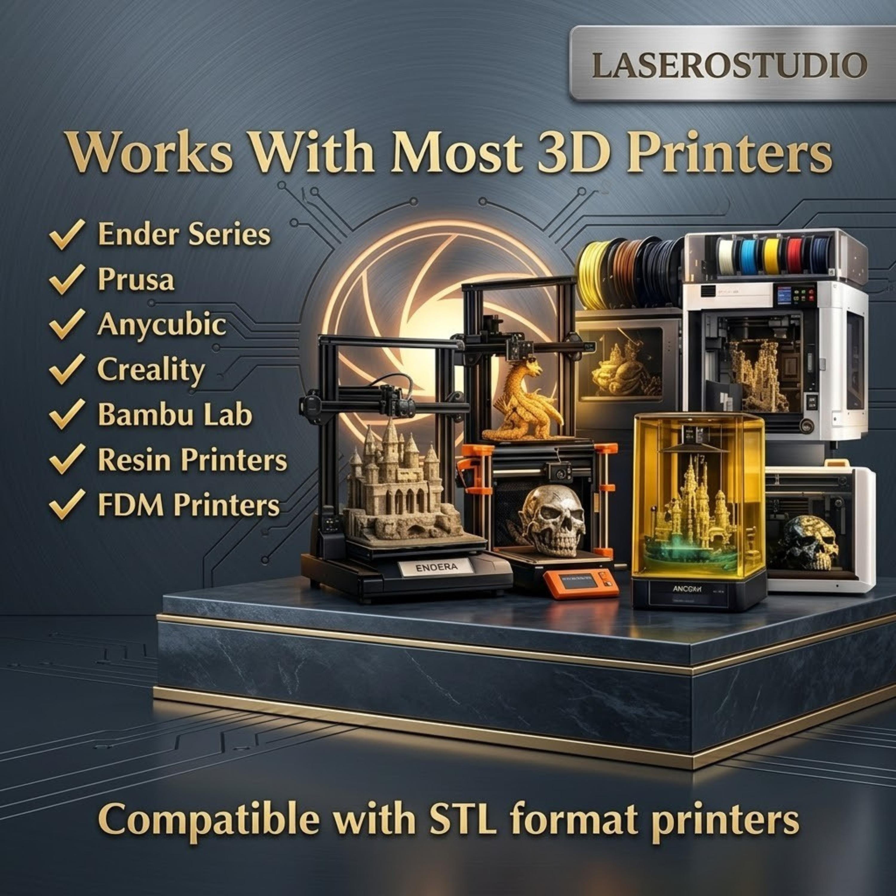Mega 3D Print Bundle 450,000+ STL Files | Custom STL Maker, CAD Design ...