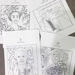 28 Amazing Black Women Coloring Book - Etsy