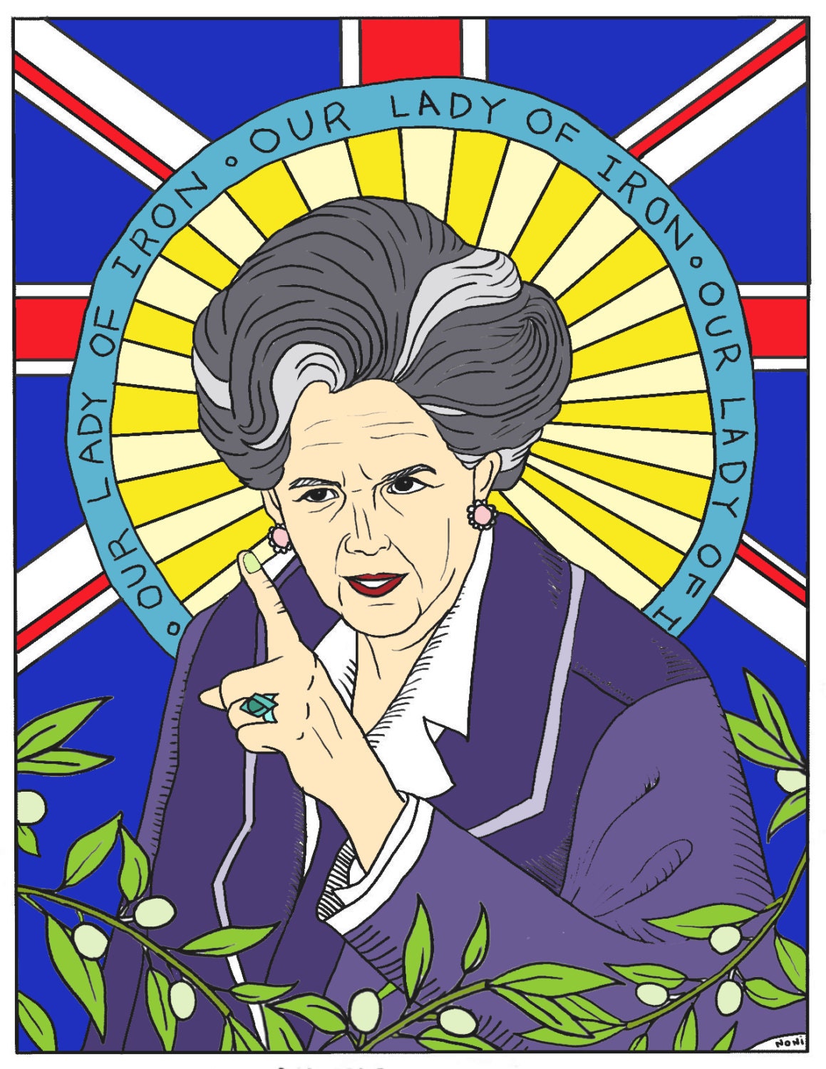 Margaret Thatcher, Iron Lady, Portraits, Coloring Pages for Adults ...