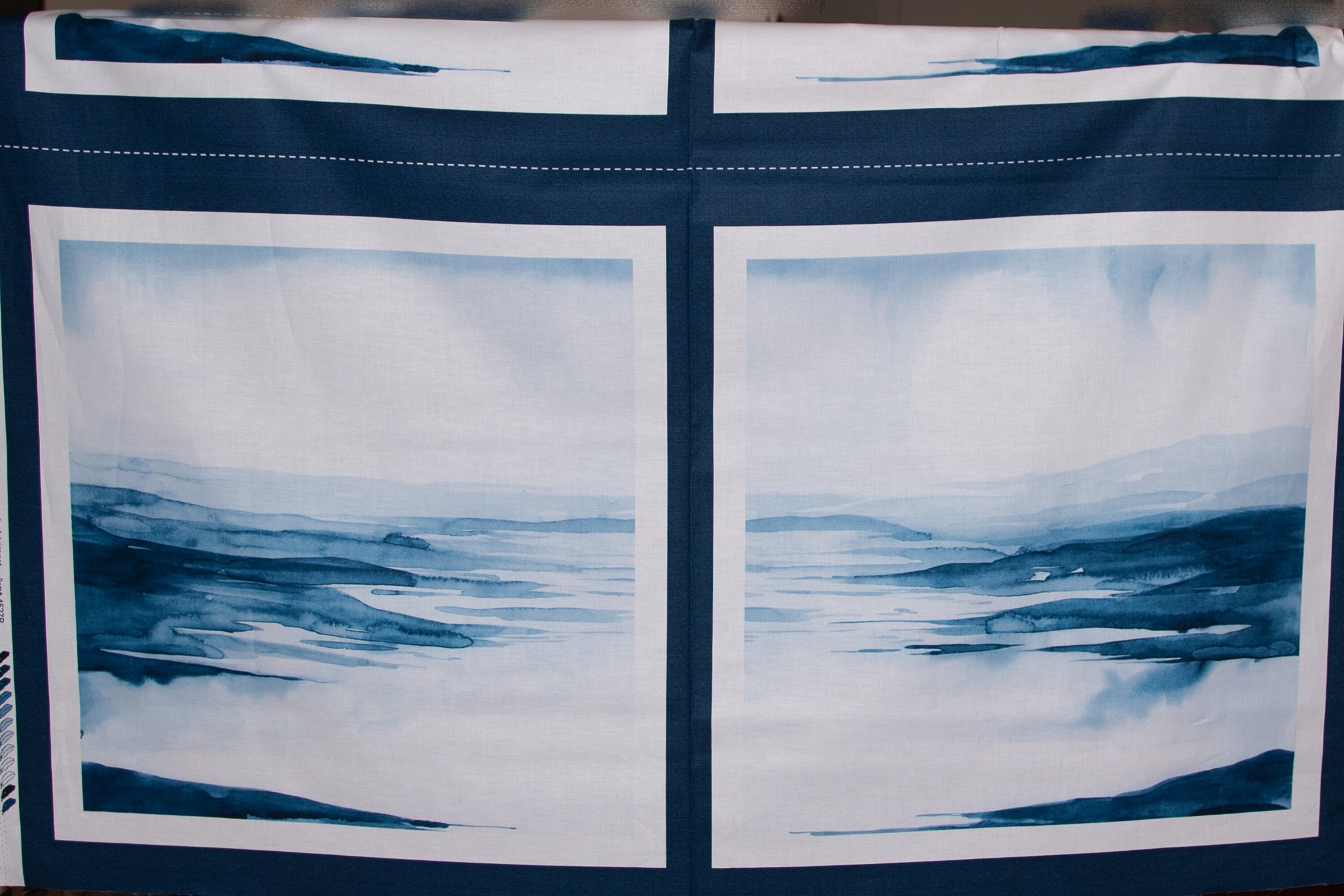 Fabric Panels Landscape panel Nature Walk Studio e Blue | Etsy