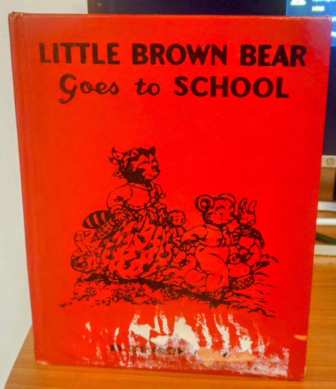 Little Brown Bear Goes to School by Elizabeth Upham (1955) First ...