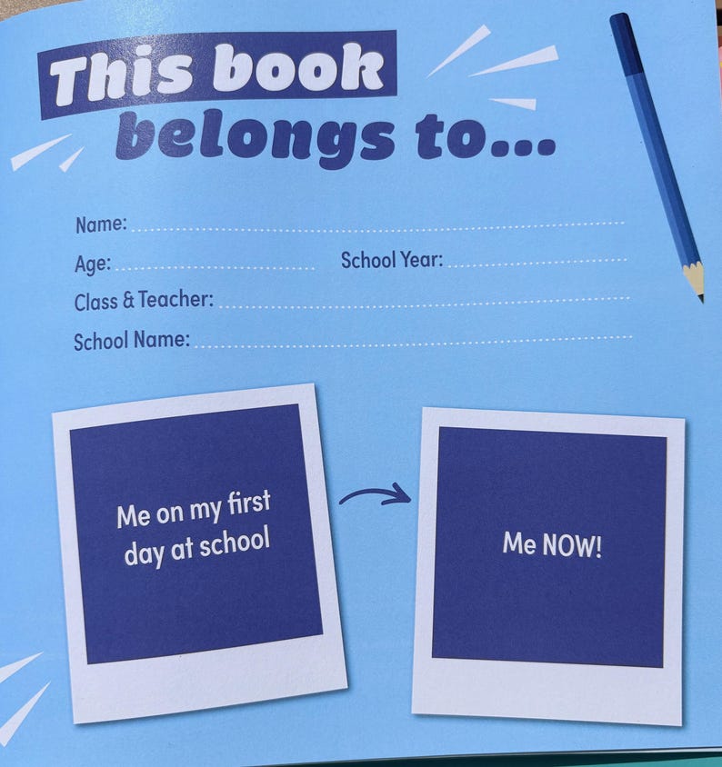 Primary School Leavers Yearbook – Year 6 Memory Book for UK Schools ...