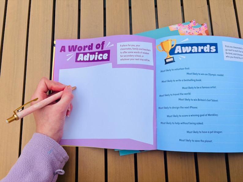 Primary School Leavers Yearbook – Year 6 Memory Book for UK Schools ...