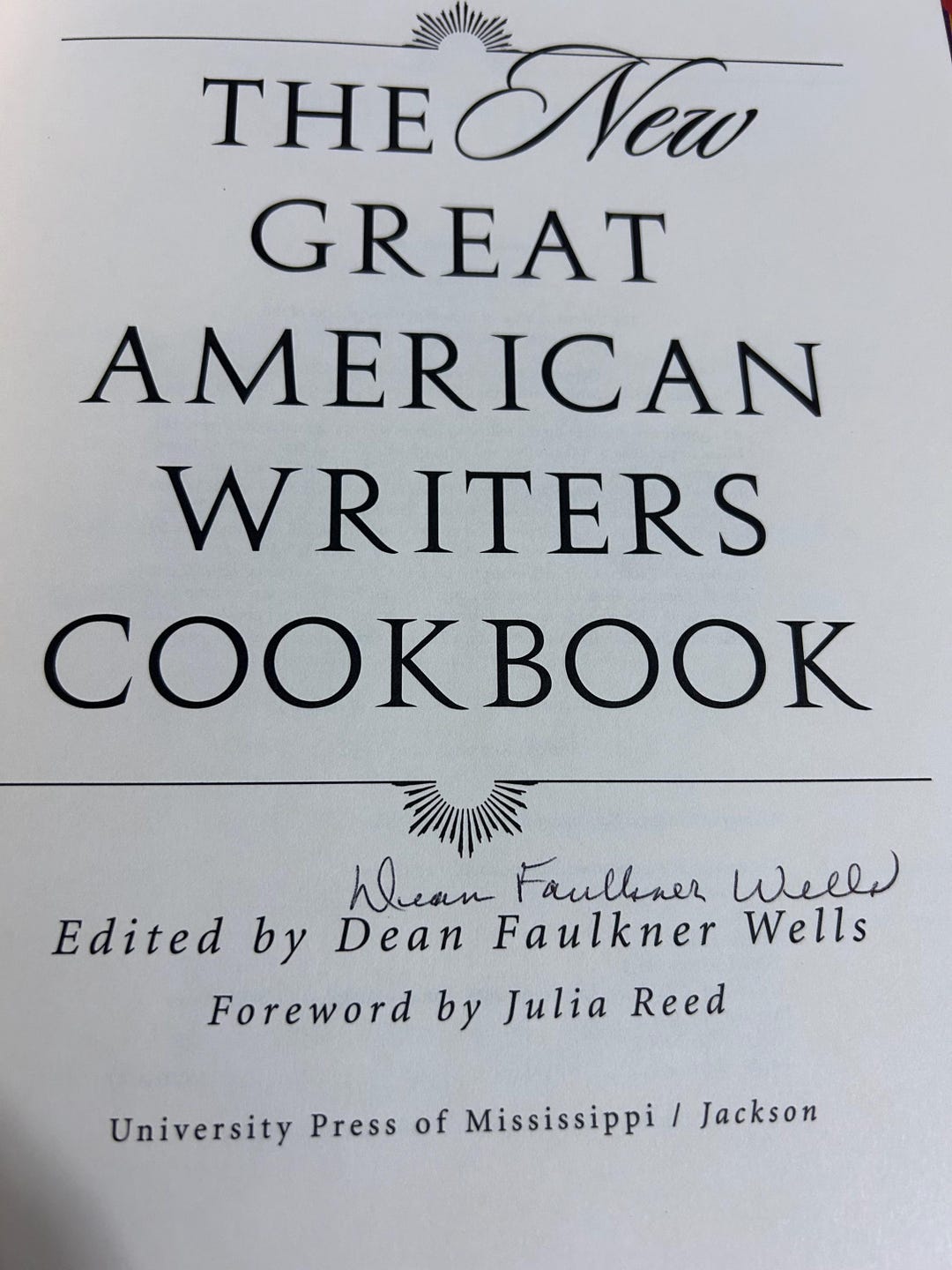 Signed First Edition: the New American Writers Cookbook Signed by Dean ...