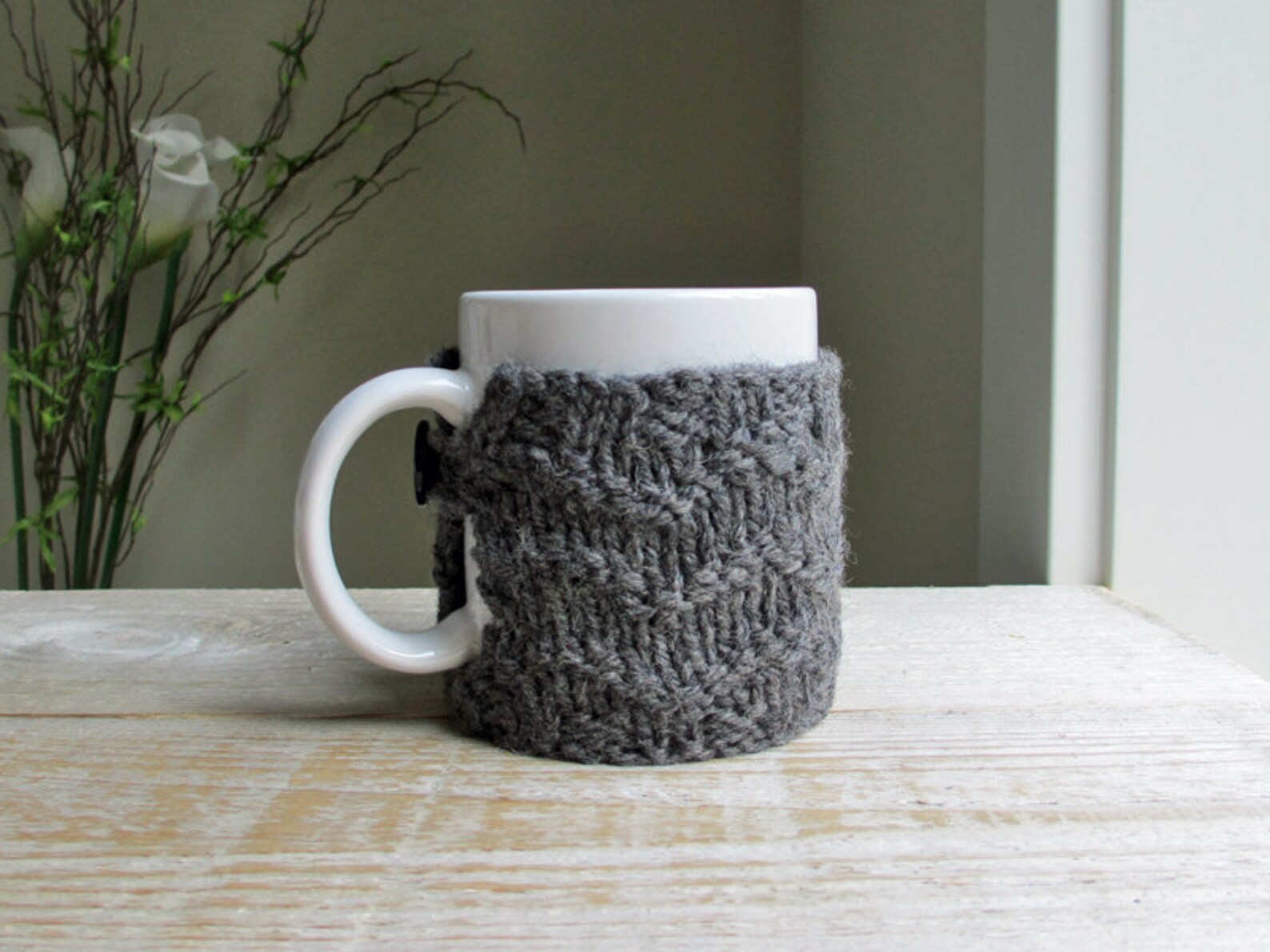 Coffee Cozy PATTERN, Knitting Pattern, PDF Pattern, DIY Gift, Instant ...