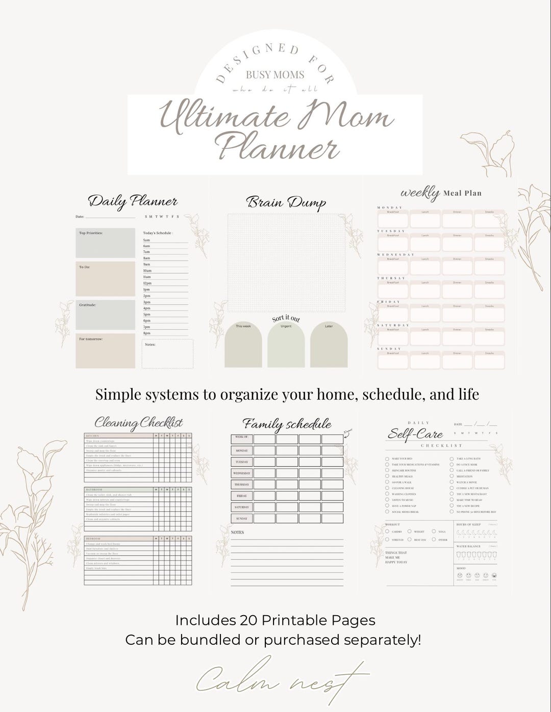 Ultimate Mom Planner - Etsy
