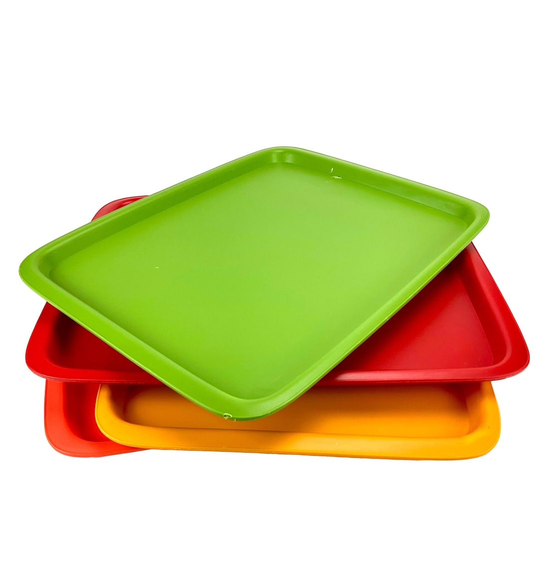 Retro 1970s Rosti Colorful Trays, Model 430 - Etsy