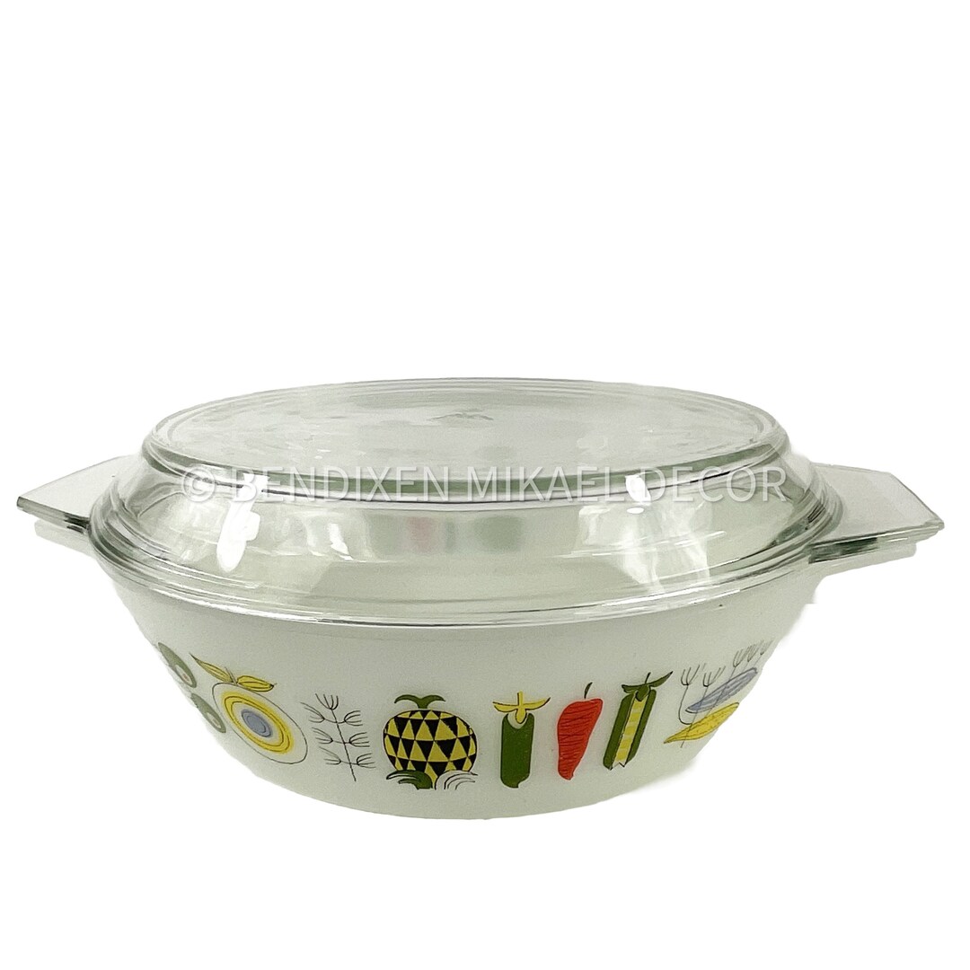 Vintage JAJ PYREX Harvest Vegetable, Casserole Dish - Etsy