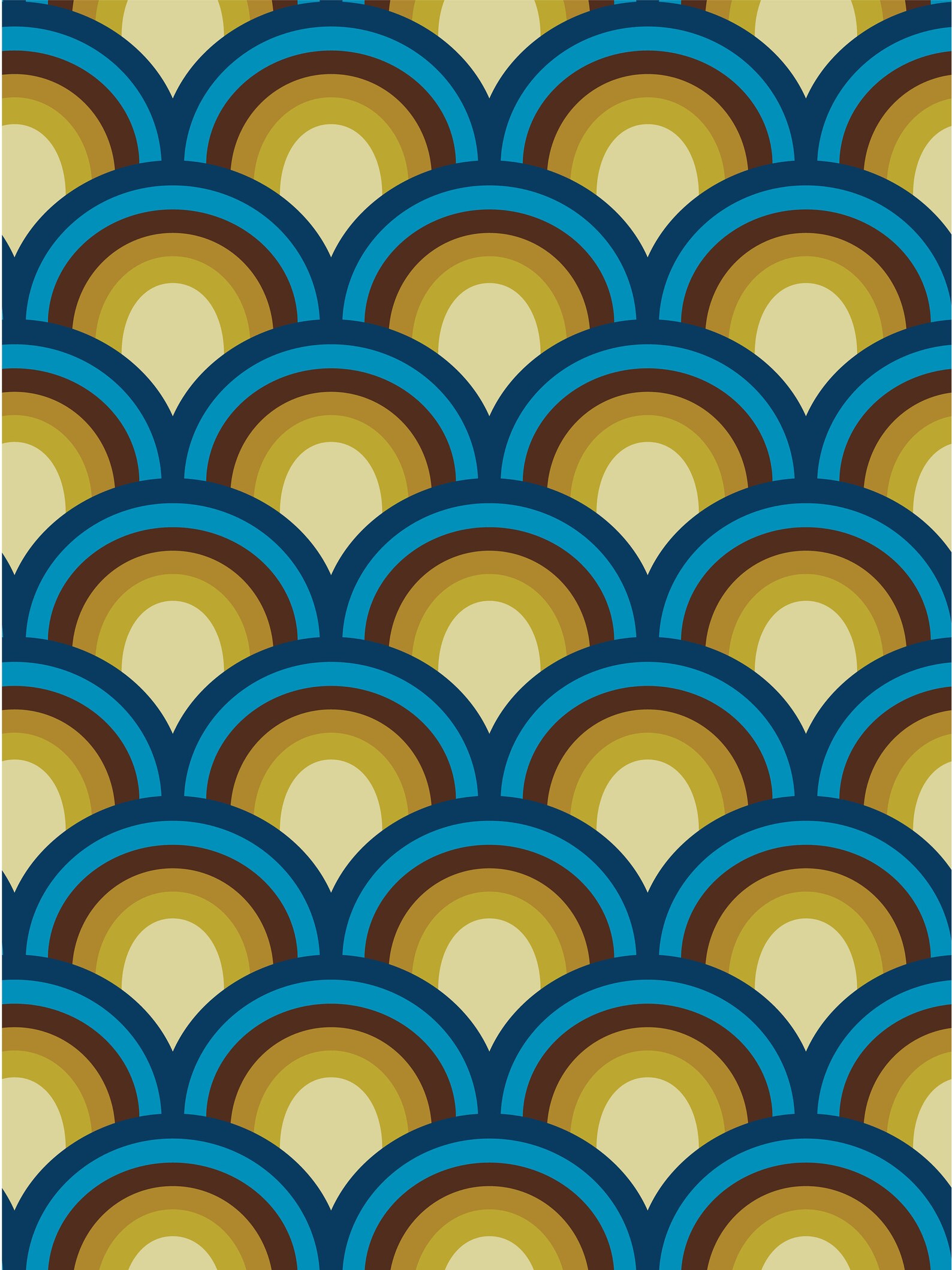 Vintage 60s-70s Danish Fabric by the Meter Ecological Iconic Design - Etsy