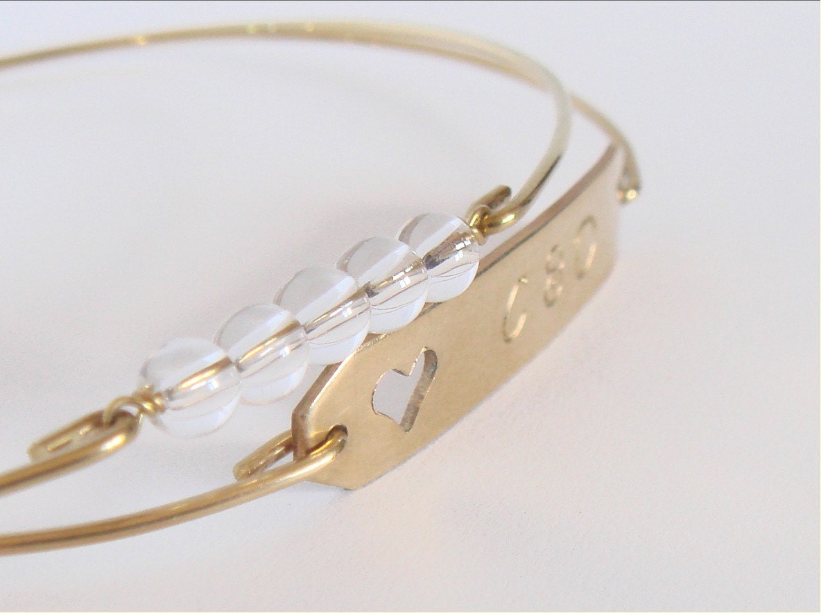 Natural Rock Crystal Beads Bangle Gold Bangle Gemstone - Etsy