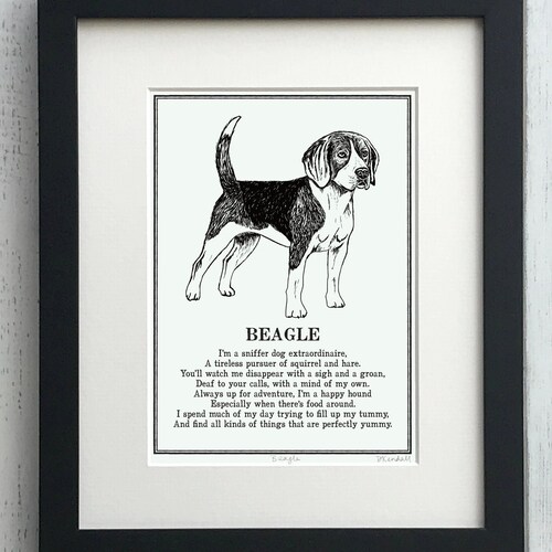 Jack Russell Terrier Print Illustrated Poem - Etsy