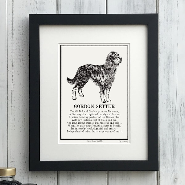 Gordon Setter - Etsy