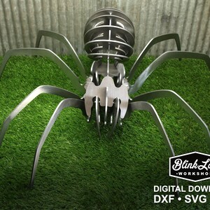 3D Mega Spider Puzzle Model: CNC Cut Files for Garden Decor (digital ...