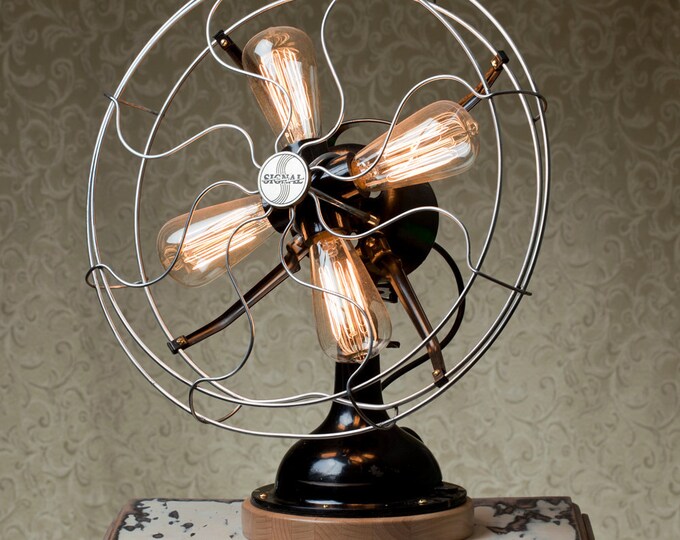 A Fan-tastic Lamp - Etsy
