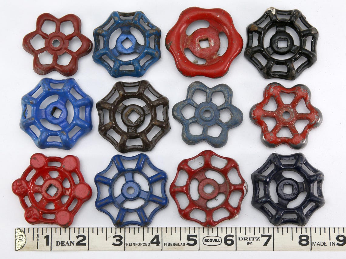 Assorted Industrial Water Faucet Handles, Craft Supply Parts - Etsy