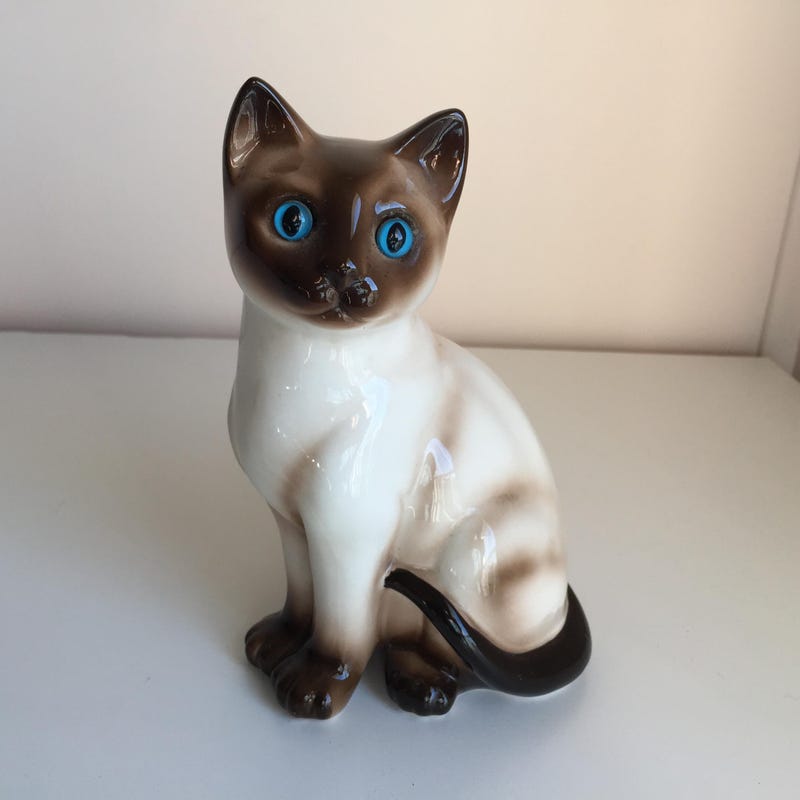 Ceramic Cat Decor - Etsy