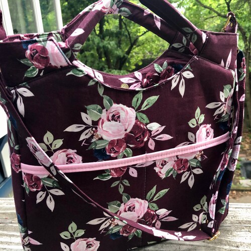 Planner Tote Bag Erin Condren Happy Plum Paper Planner | Etsy