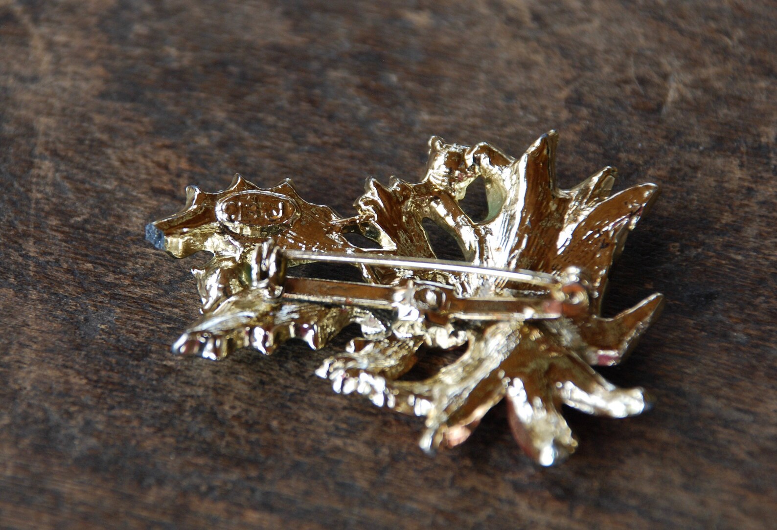 Vintage Signed BJ Beatrix Poinsettia Brooch Colored - Etsy