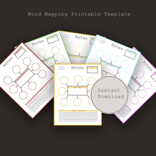 Printable Mind Map - Etsy