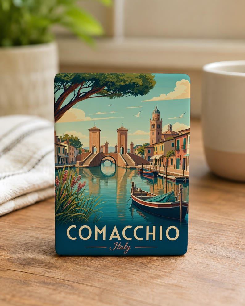 Comacchio Italy Fridge Magnet, Comacchio Landmark Souvenir Magnet ...