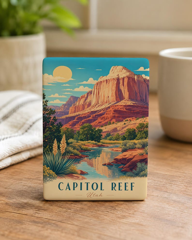 Capitol Reef National Park Fridge Magnet, Utah Scenic Travel Souvenir ...