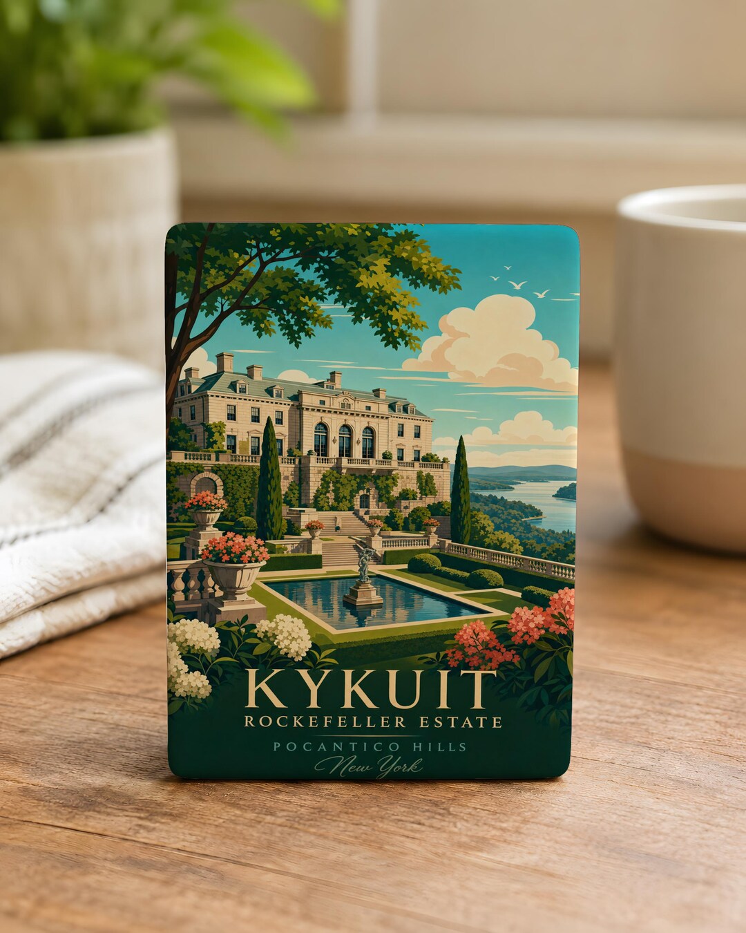 Kykuit Rockefeller Estate Fridge Magnet, Hudson Valley Historic Mansion ...