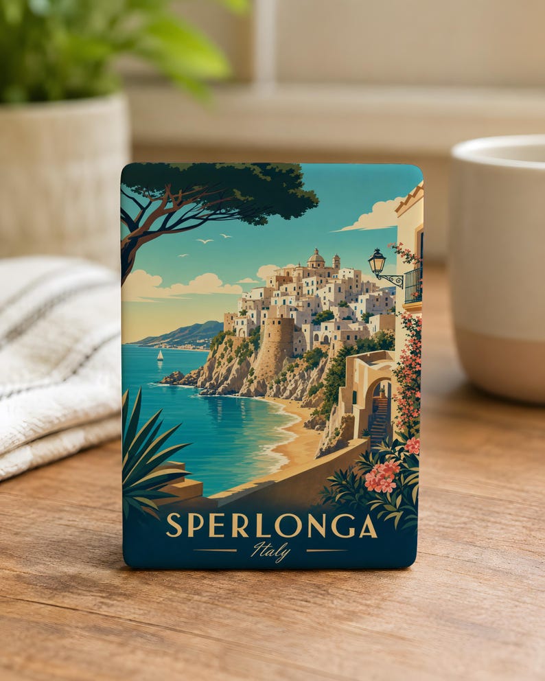 Sperlonga Italy Fridge Magnet, Sperlonga Travel Souvenir, Italian ...