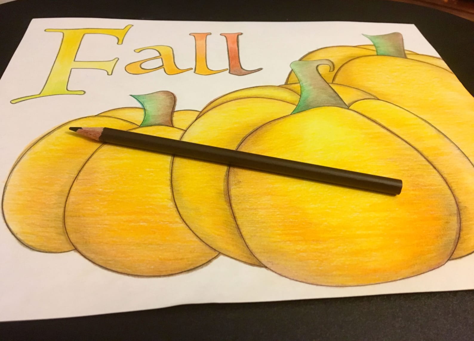 Fall Pumpkins - Printable Coloring Page - Etsy