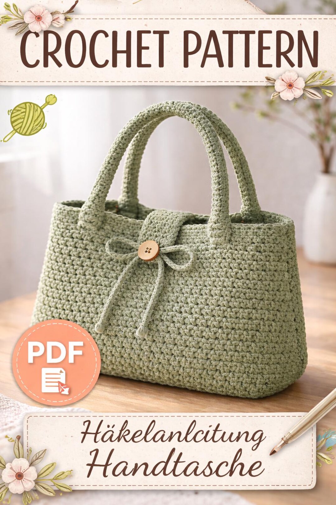 Crochet Bag Pattern PDF – DIY Crochet Bag, Beginner Friendly - Etsy