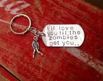 Zombie Keychain | Etsy