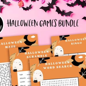 Halloween Word Search Halloween Activity for Kids Halloween Games ...