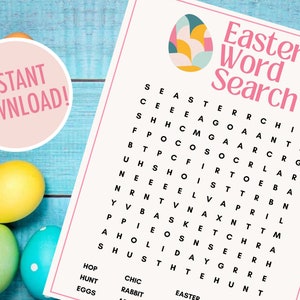 Easter Game Printable Bundle Easter Activity for Kids Easter Games ...