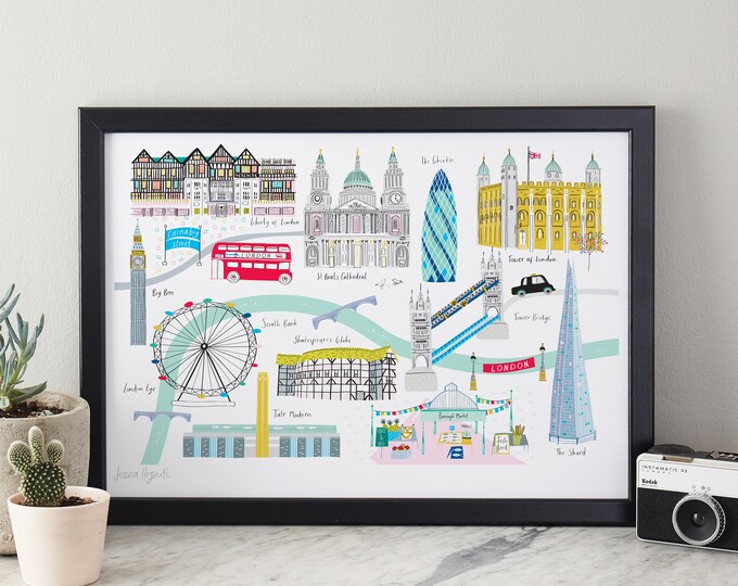 London Art Print - Etsy