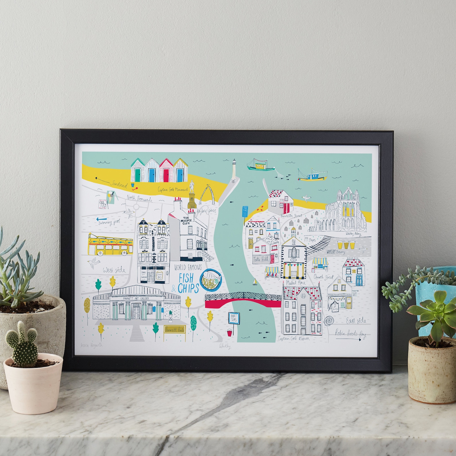 Whitby Art Print - Etsy UK