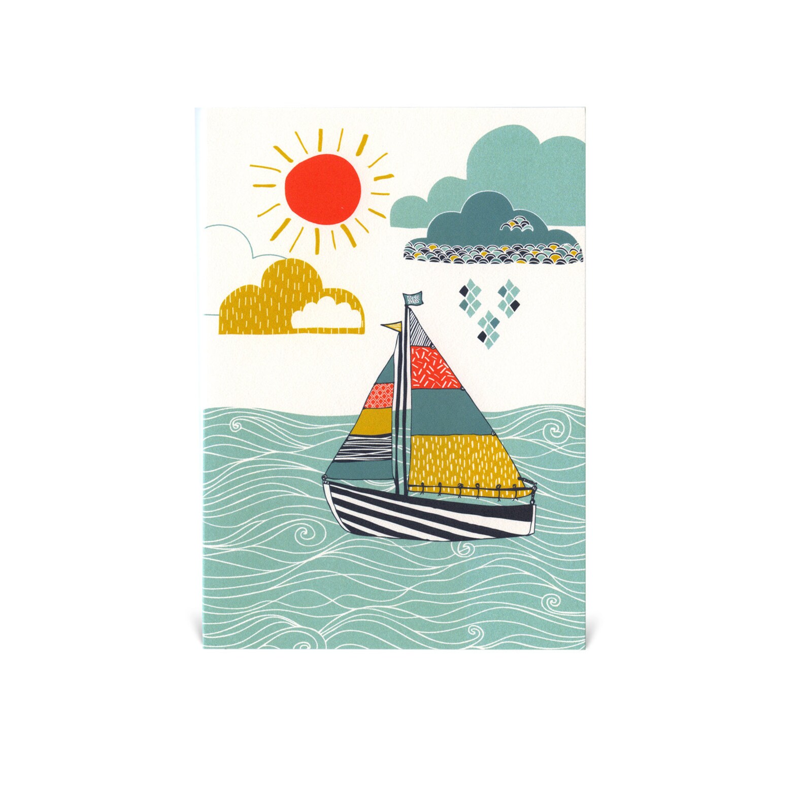 Sailing Boat Greeting Card - Etsy