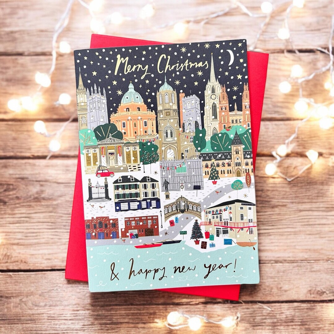 Oxford Christmas Card Pack - Etsy UK