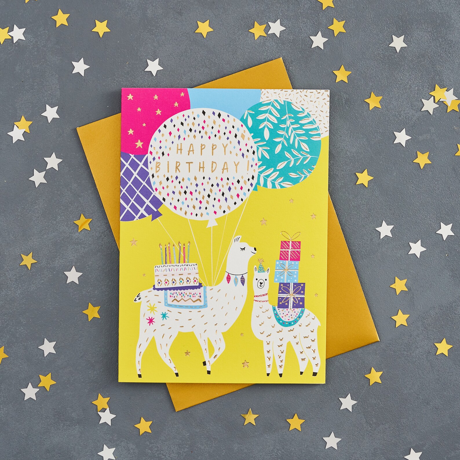 Llama Birthday Card - Etsy