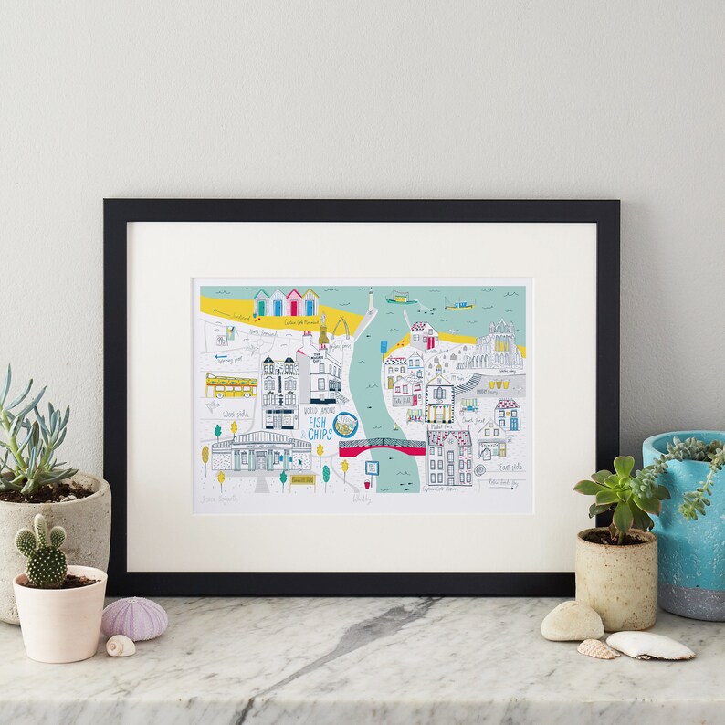 Whitby Art Print - Etsy UK